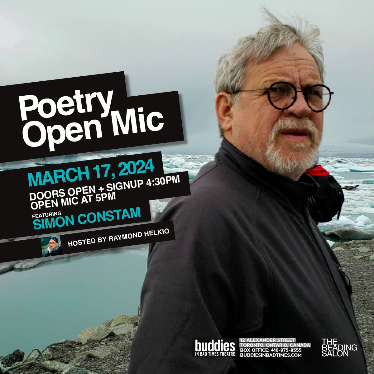 Poetry Open Mic – Raymond Helkio